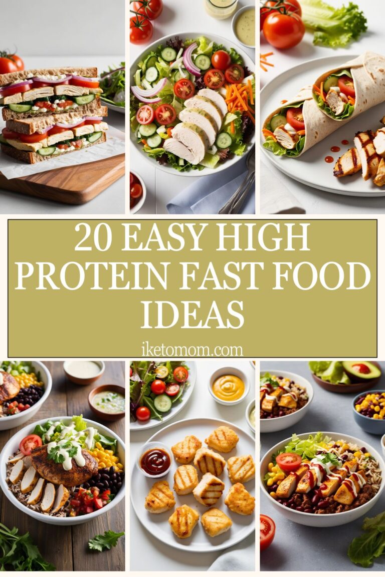 20 Easy High Protein Fast Food Ideas - i Keto Mom [Best and Easy Low ...