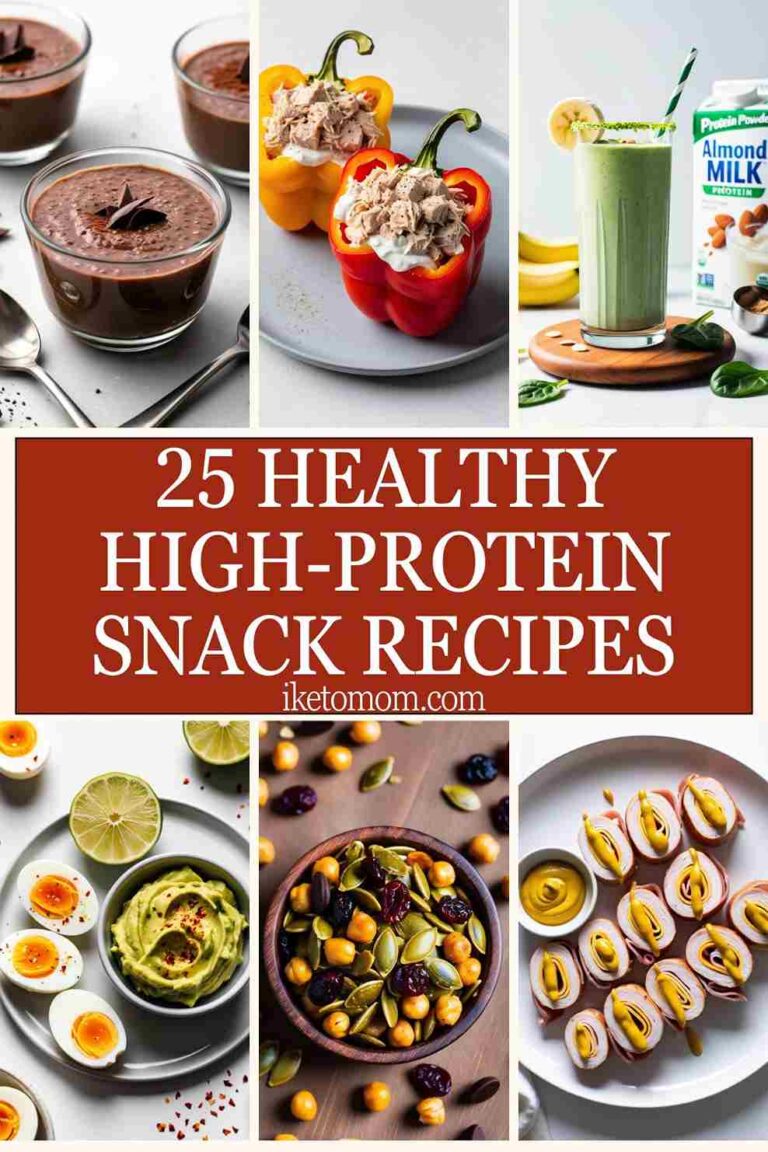 25 Healthy High-Protein Snack Recipes - i Keto Mom [Best and Easy Low ...