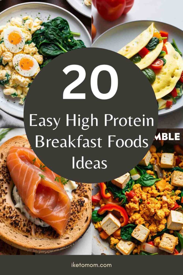 20 Easy High Protein Breakfast Foods Ideas - i Keto Mom [Best and Easy ...
