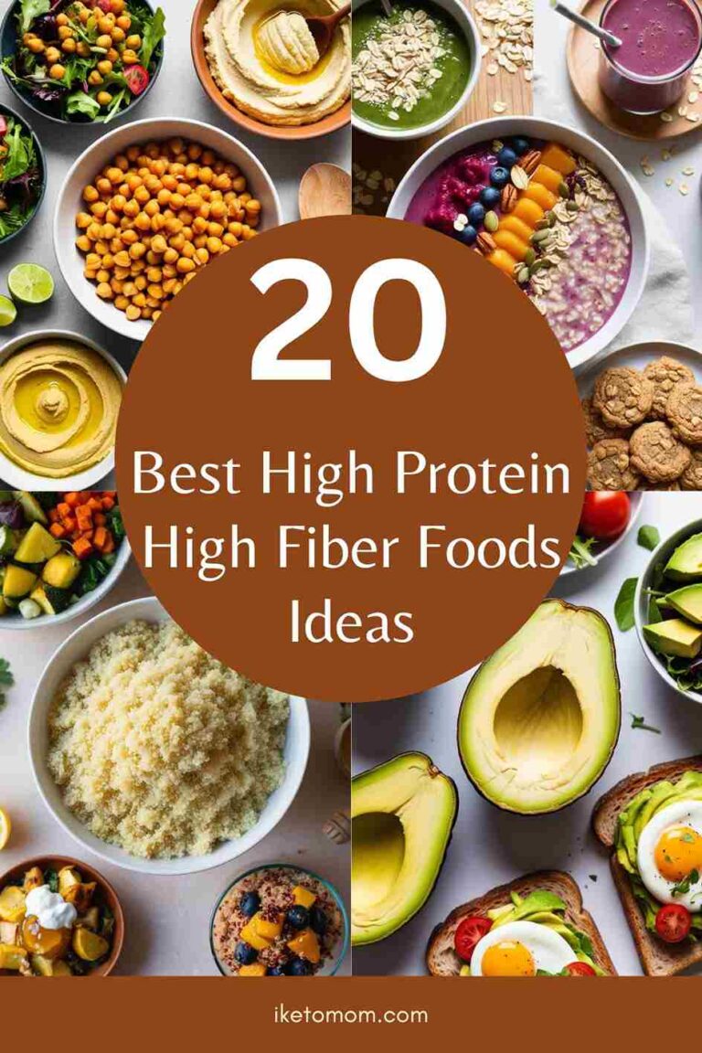 20 Best High Protein High Fiber Foods Ideas - i Keto Mom [Best and Easy ...