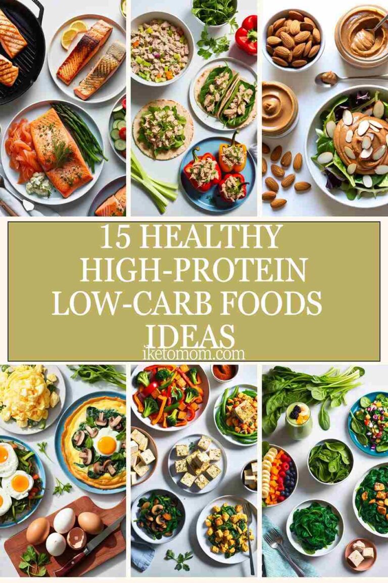 15 Healthy High Protein Low Carb Foods Ideas - i Keto Mom [Best and ...