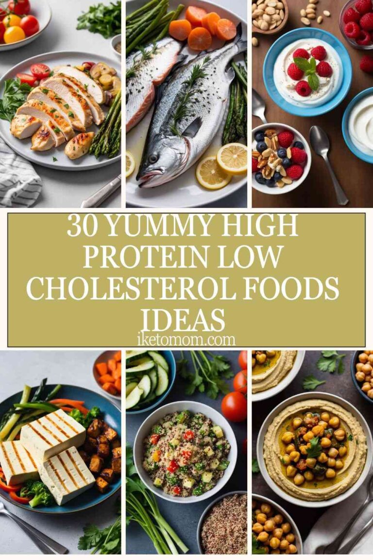 30 Yummy High Protein Low Cholesterol Foods Ideas - i Keto Mom [Best ...
