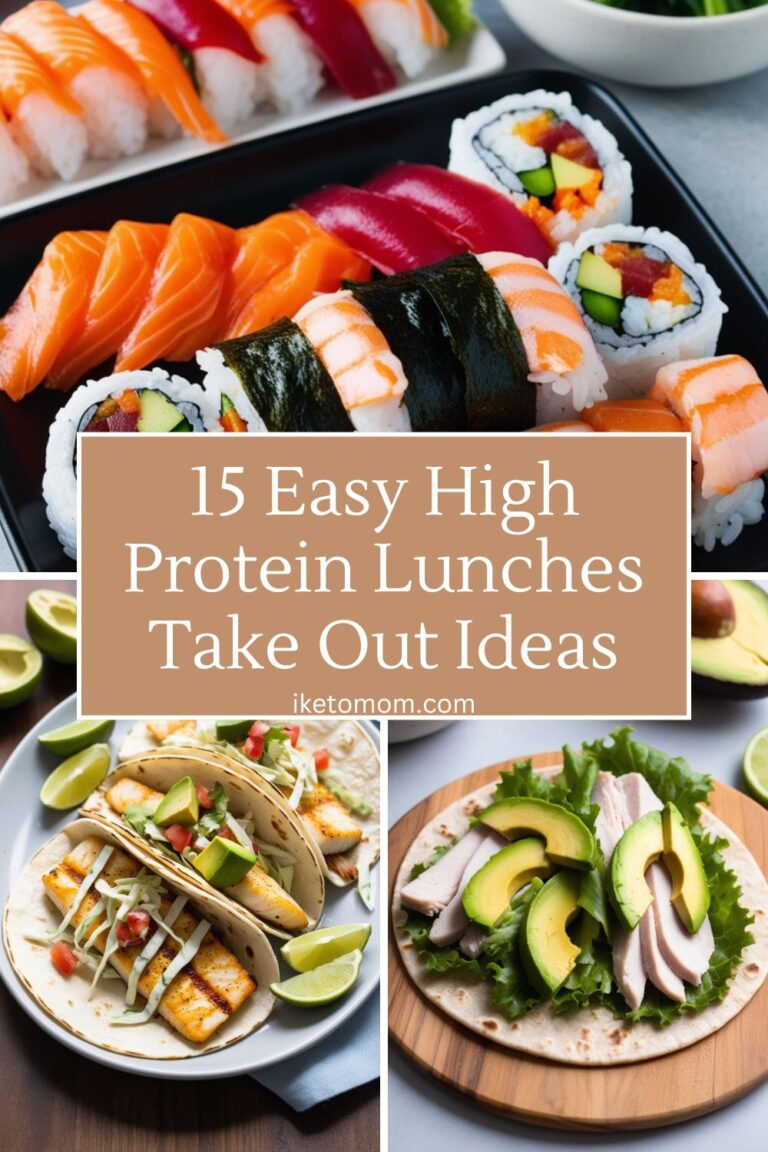 15 Easy High Protein Lunches Take Out Ideas - i Keto Mom [Best and Easy ...