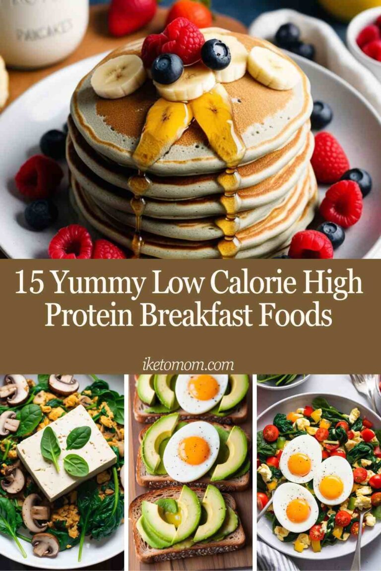 15 Yummy Low Calorie High Protein Breakfast Foods - i Keto Mom [Best ...