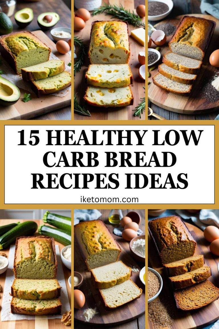 15 Healthy Low Carb Bread Recipes Ideas - i Keto Mom [Best and Easy Low ...
