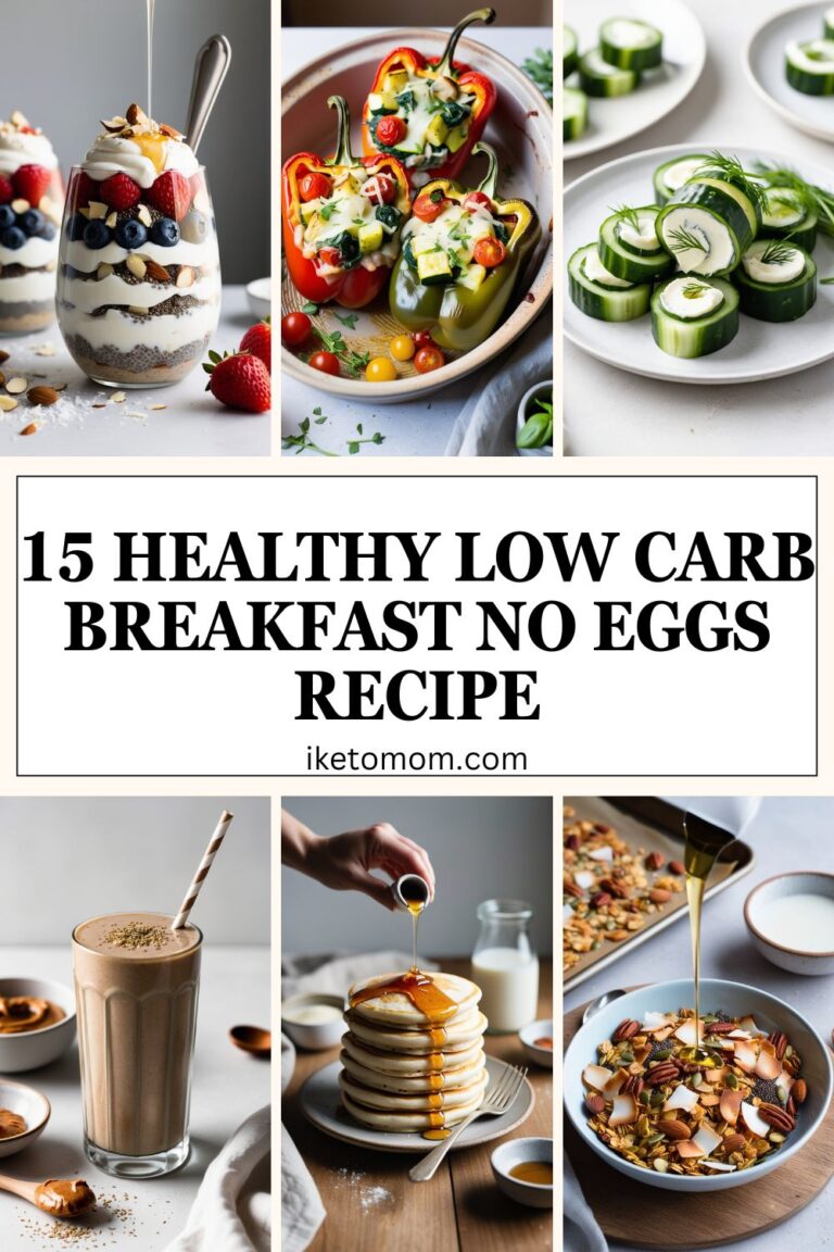 15 Healthy Low Carb Breakfast No Eggs Recipe - i Keto Mom [Best and ...