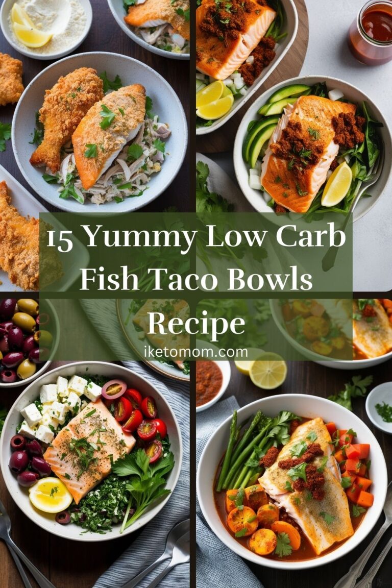 15 Yummy Low Carb Fish Taco Bowls Recipe - i Keto Mom [Best and Easy ...