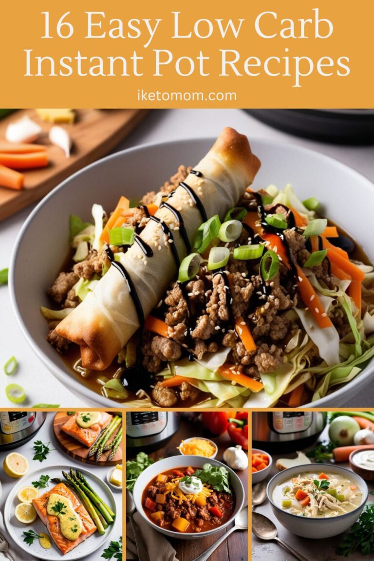 16 Easy Low Carb Instant Pot Recipes - i Keto Mom [Best and Easy Low ...