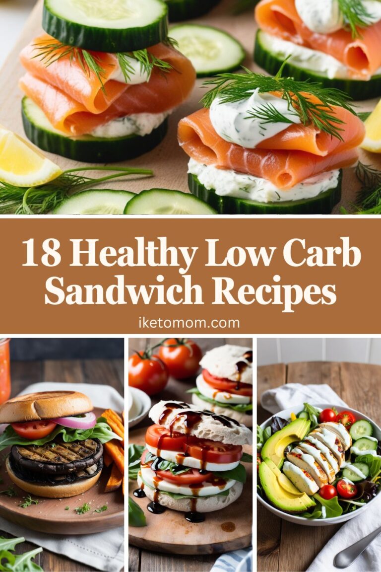 18 Healthy Low Carb Sandwich Recipes - i Keto Mom [Best and Easy Low ...