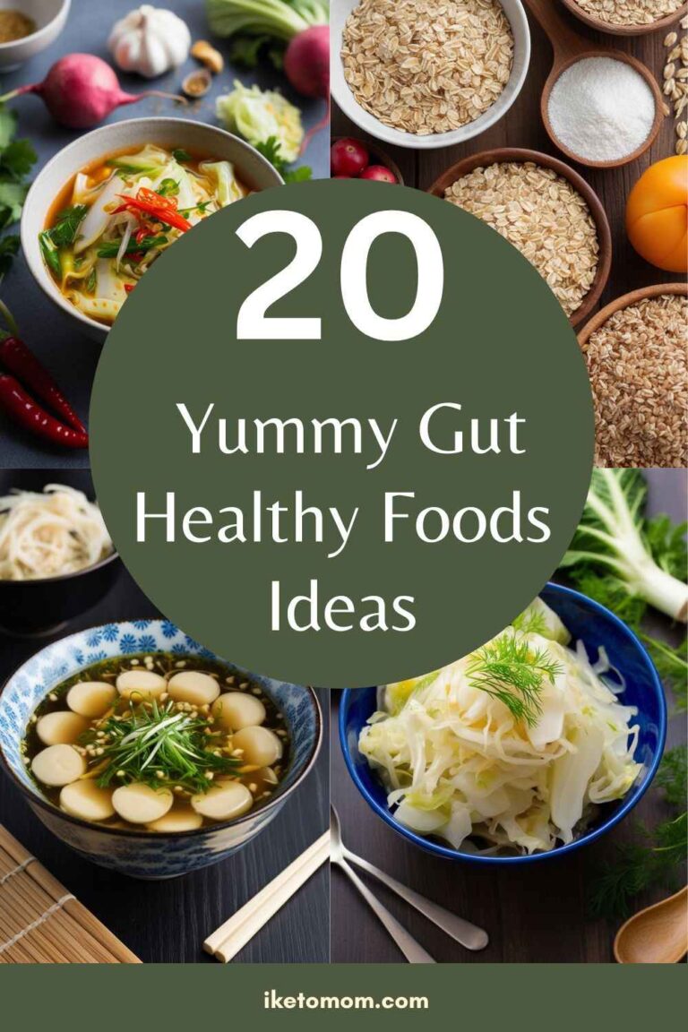 20 Yummy Gut Healthy Foods Ideas - i Keto Mom [Best and Easy Low Carb ...