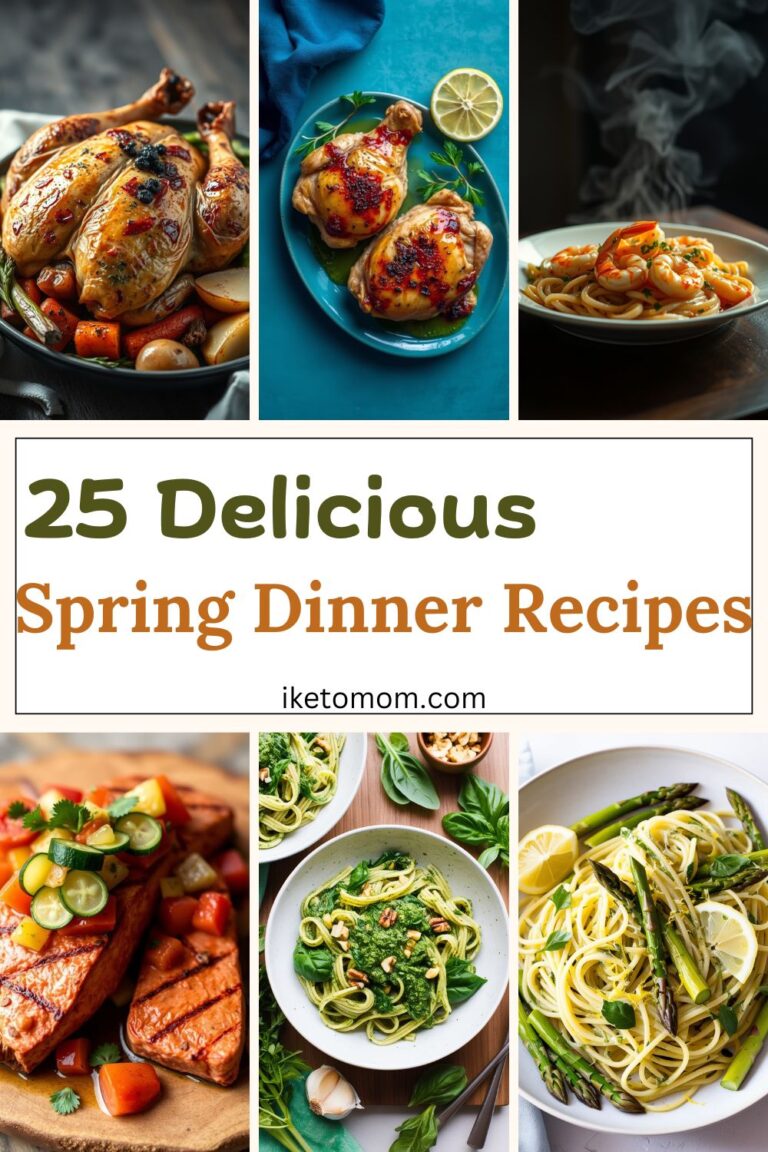 25 Delicious Spring Dinner Recipes - i Keto Mom [Best and Easy Low Carb ...