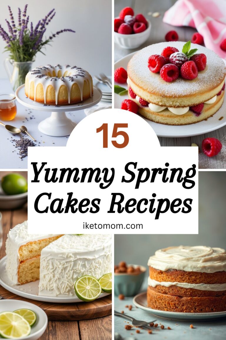 15 Yummy Spring Cakes Recipes - i Keto Mom [Best and Easy Low Carb Keto ...