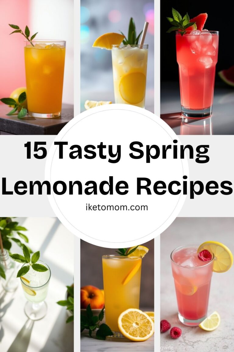 15 Tasty Spring Lemonade Recipes - i Keto Mom [Best and Easy Low Carb ...