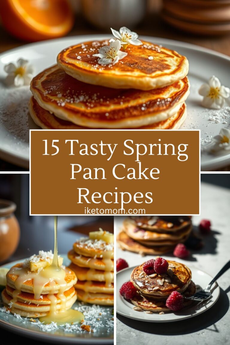 15 Tasty Spring Pan Cake Recipes - i Keto Mom [Best and Easy Low Carb ...