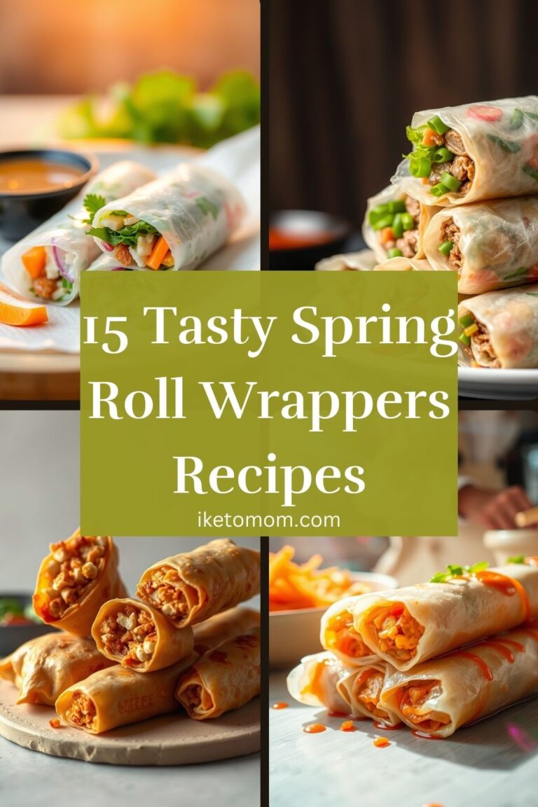 15 Tasty Spring Roll Wrappers Recipes - i Keto Mom [Best and Easy Low ...