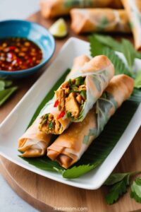 15 Yummy Garlic Chicken Spring Rolls Recipes - i Keto Mom [Best and ...