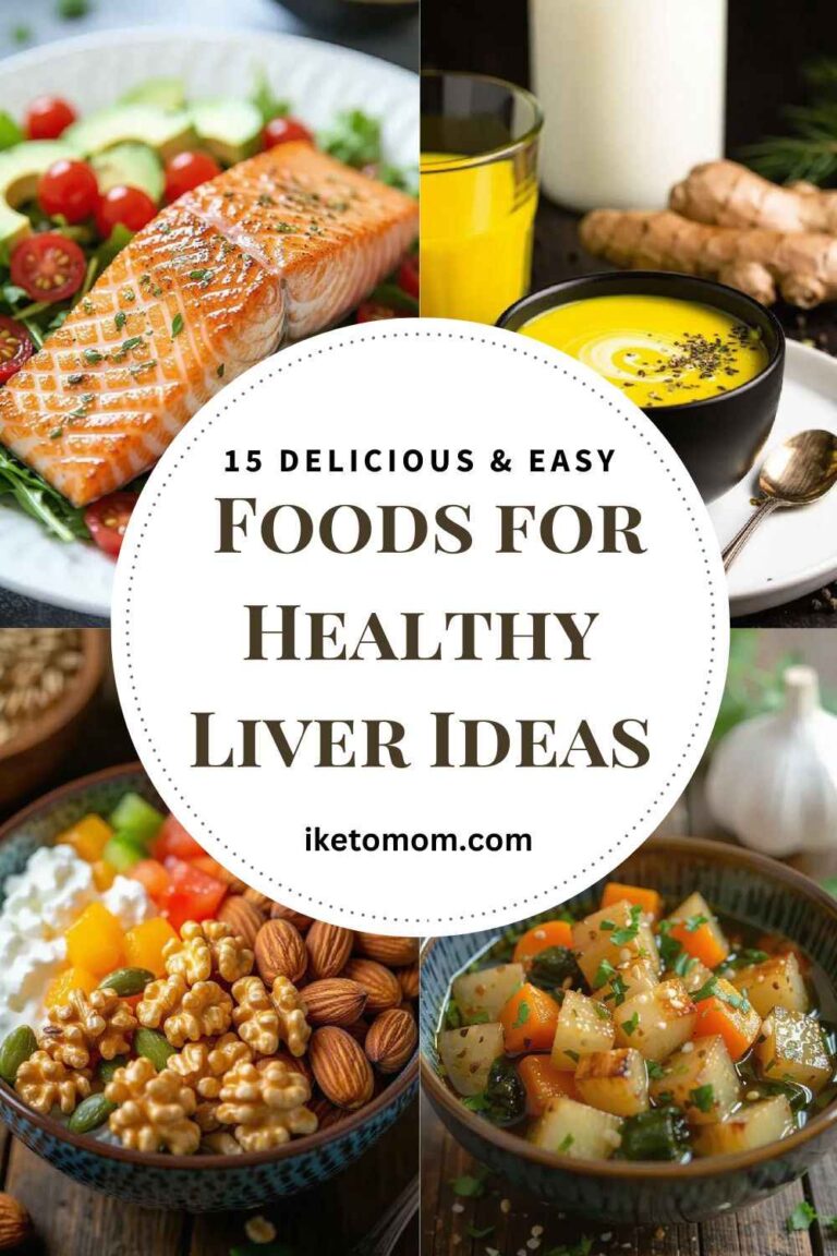 15 Delicious & Easy Foods for Healthy Liver Ideas - i Keto Mom [Best ...