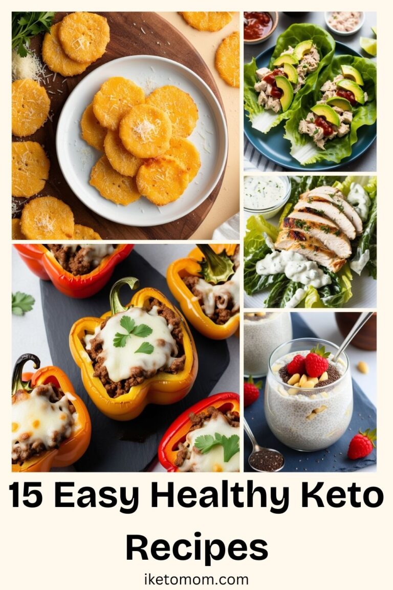 15 Easy Healthy Keto Recipes - i Keto Mom [Best and Easy Low Carb Keto ...