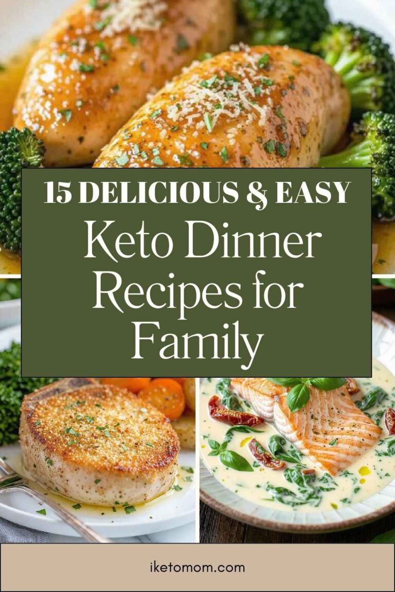 15 Keto Dinner Recipes for Family - i Keto Mom [Best and Easy Low Carb ...