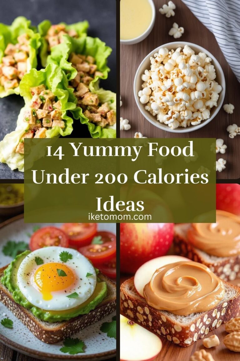 14 Yummy Food Under 200 Calories Ideas - i Keto Mom [Best and Easy Low ...