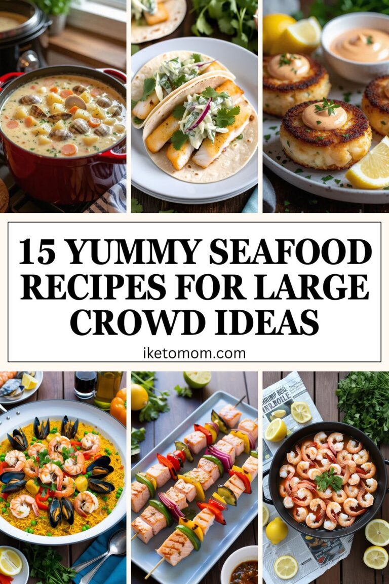 15 Yummy Seafood Recipes For Large Crowd Ideas - i Keto Mom [Best and ...